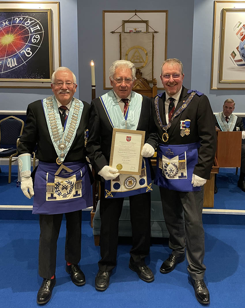 Award Of Merit 2024 - Middlesex Freemasonry