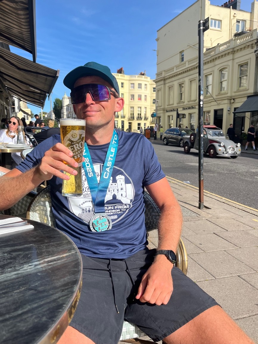 Jack Martin Conquers Castle to Coast for CALM - Middlesex Freemasonry